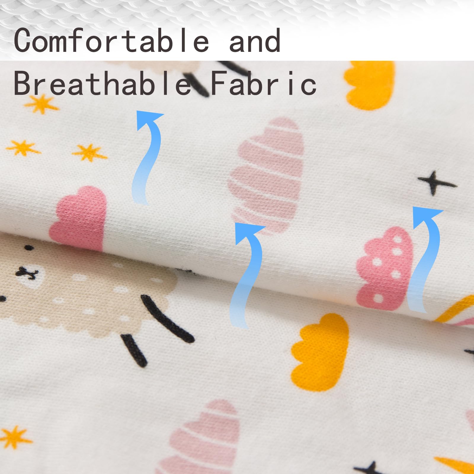 Baby Transitional Swaddle Blanket with Arms Up Half-Length Sleeves and Mitten Cuffs, Newborn Swaddles Sack 0-6 Months, Small-Medium Easy Change Infant Wrap, Infant Swaddling Sack