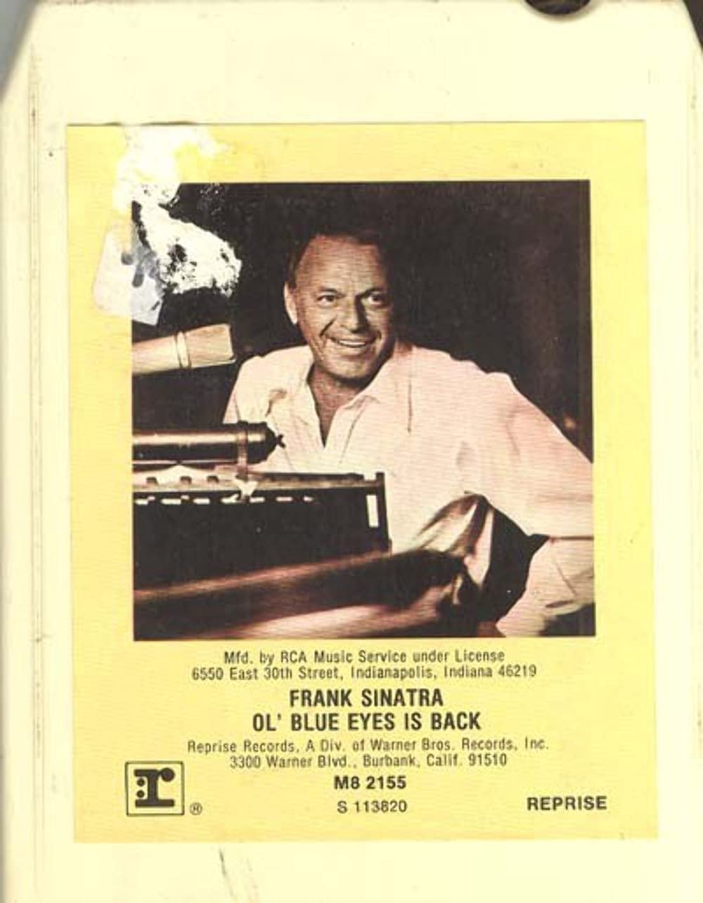 Frank Sinatra: Ol' Blue Eyes is Back 8 Track Tape