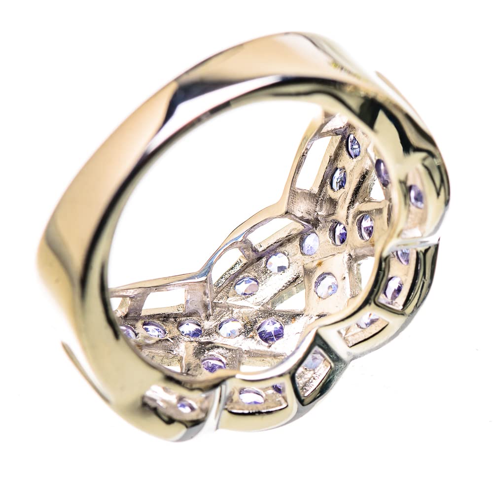 Ana Silver Co Tanzanite Ring Size 7 (925 Sterling Silver) - Handmade Jewelry, Bohemian, Vintage RING132222