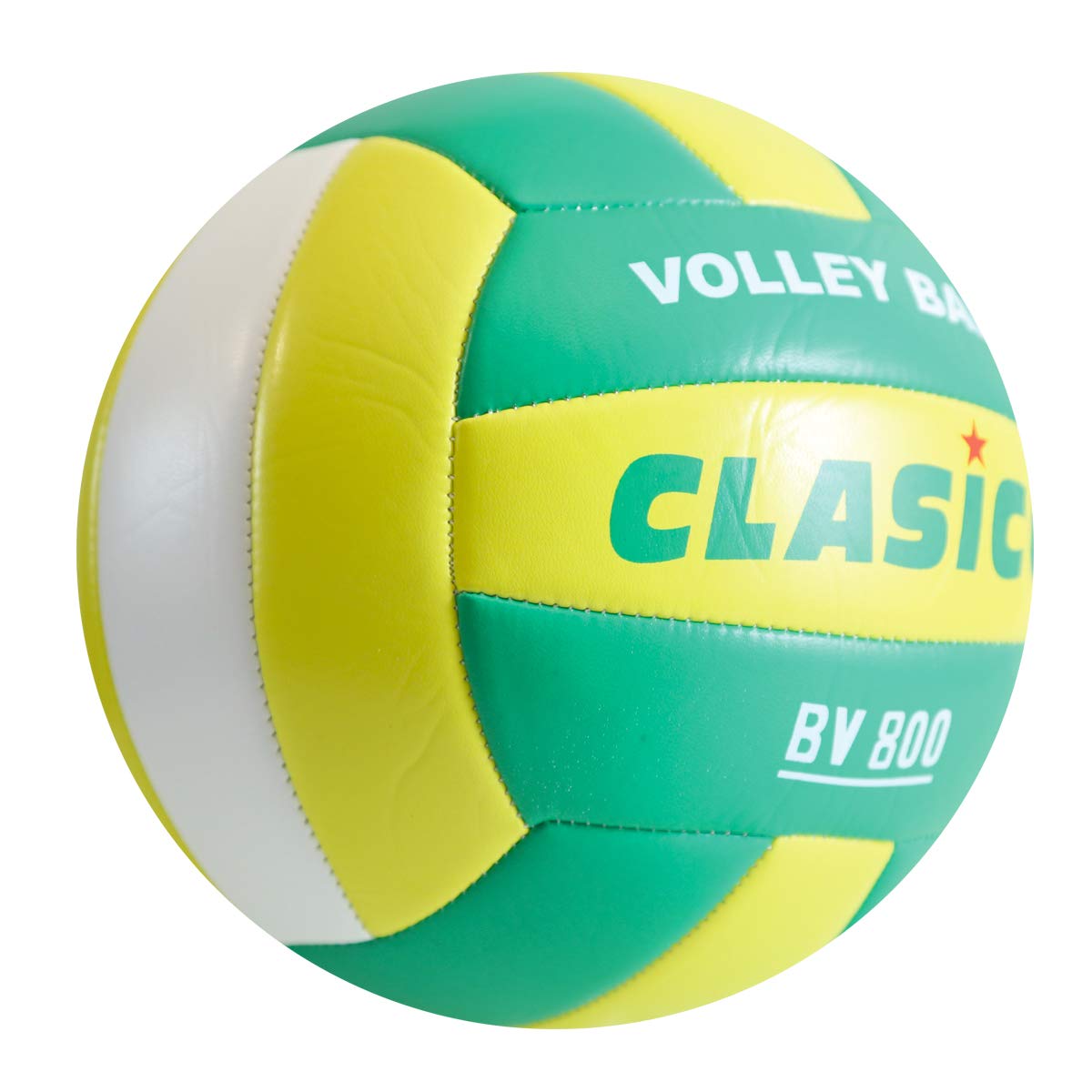 Actvivid Clasico Outdoor Beach Volleyball Gifts for Childs,Come with Pump and Needle (Yellow)