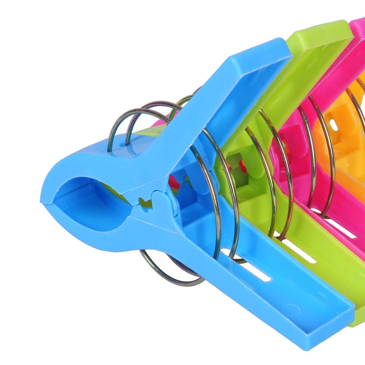 Beach Towel Clips, 16 Pack Beach Chair Towel Clips on Cruise by ECROCY, Beach Accessories to Keep Your Towel from Blowing Away,Heavy Duty and in Bright Colors