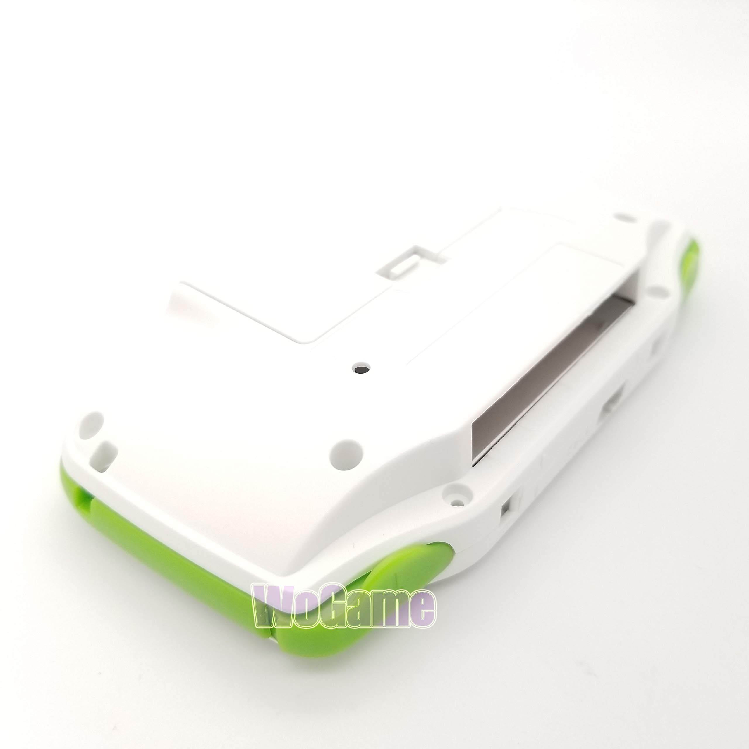Full Housing Case Cover Housing Shell Replacement for Game boy Advance GBA Shell Case with Buttons Kit-White+Green Buttons