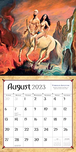 Boris Vallejo & Julie Bell's Fantasy Wall Calendar 2023: Escape to a World Swirling with Mystery and Magic