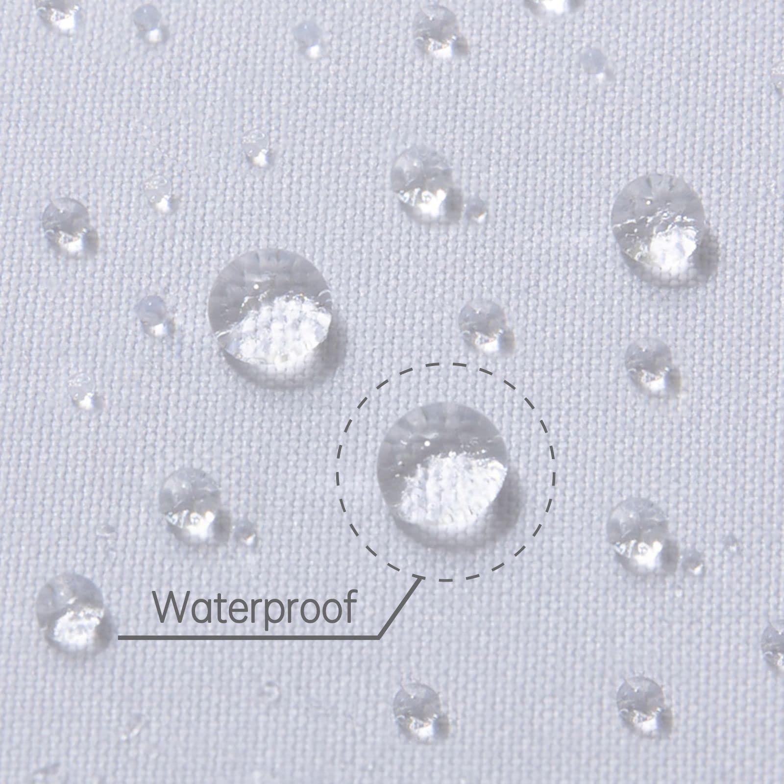 MIULEE 12 x 20 Pillow Inserts - Pack of 4 Water Resistant Shredded Memory Foam Outdoor Pillows - Decorative Premium Pillow Forms Stuffer for Couch Patio Furniture Living Room