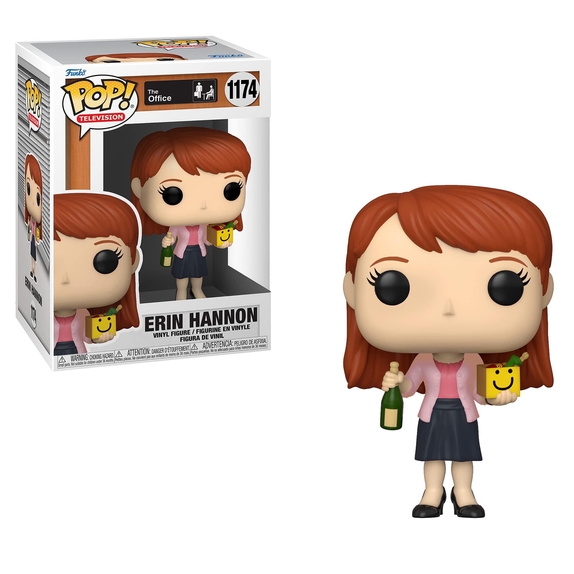 Funko TV: POP! The Office Collectors Set 4 - Erin with Happy Box & Champagne, Kevin as Dunder Mifflin Superhero, Oscar with Scarecrow Doll