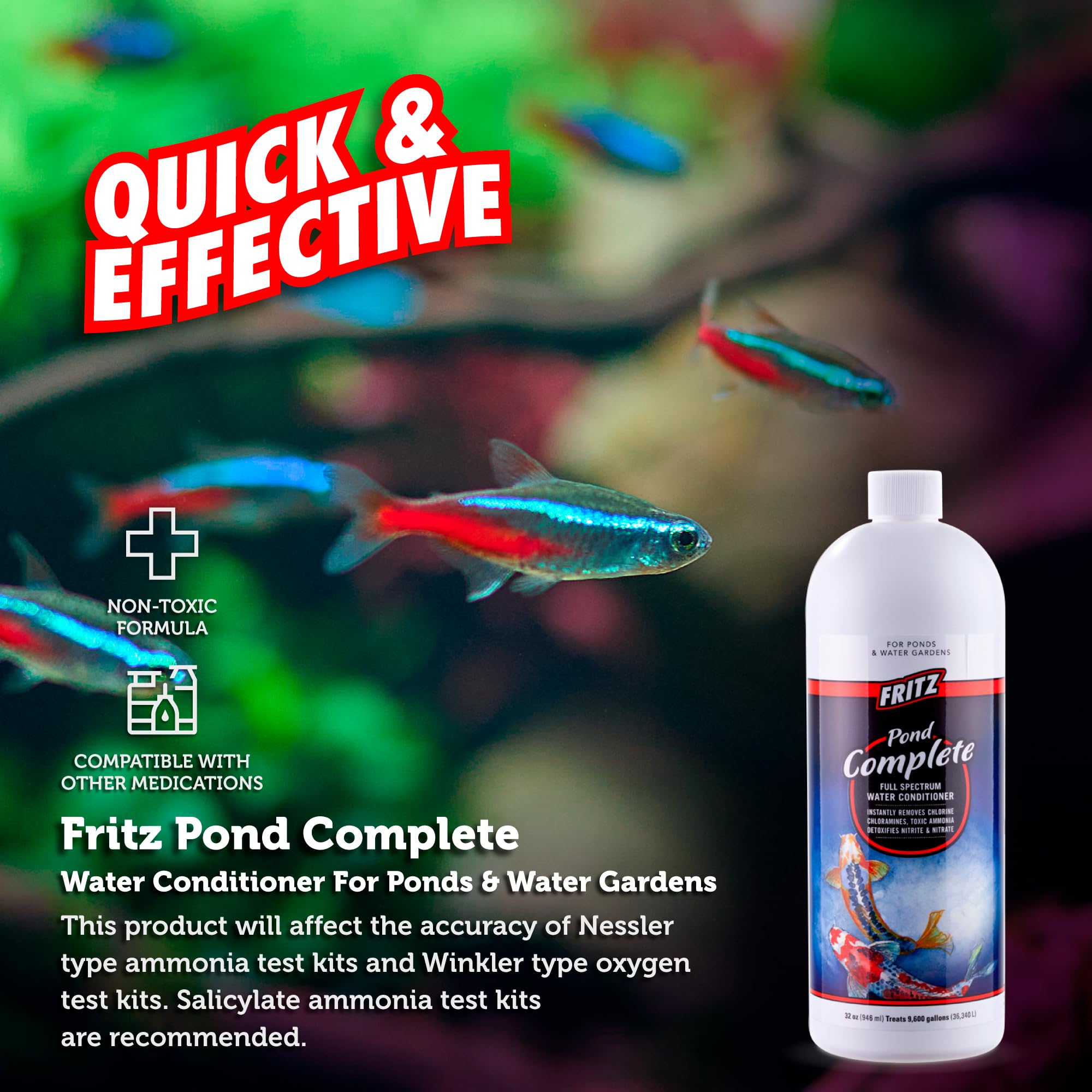 Fritz Aquatics Pond - Complete Water Conditioner - 32oz
