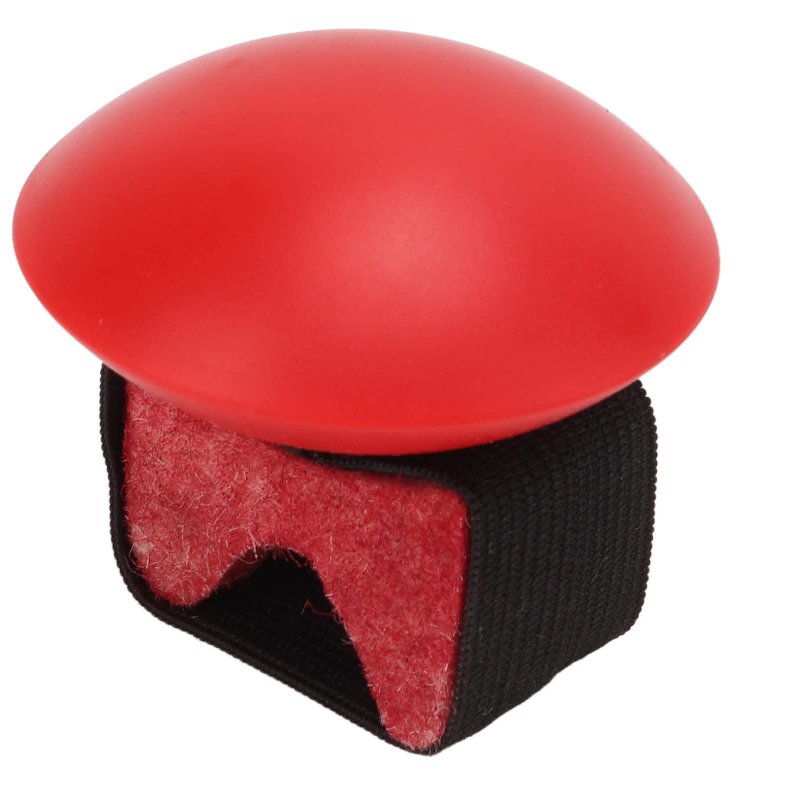 African Drum Finger Rattle, Simple African Drum Finger Shaker Fun Plastic and Sponge Innovative Increase Rhythm for Performance(Red)