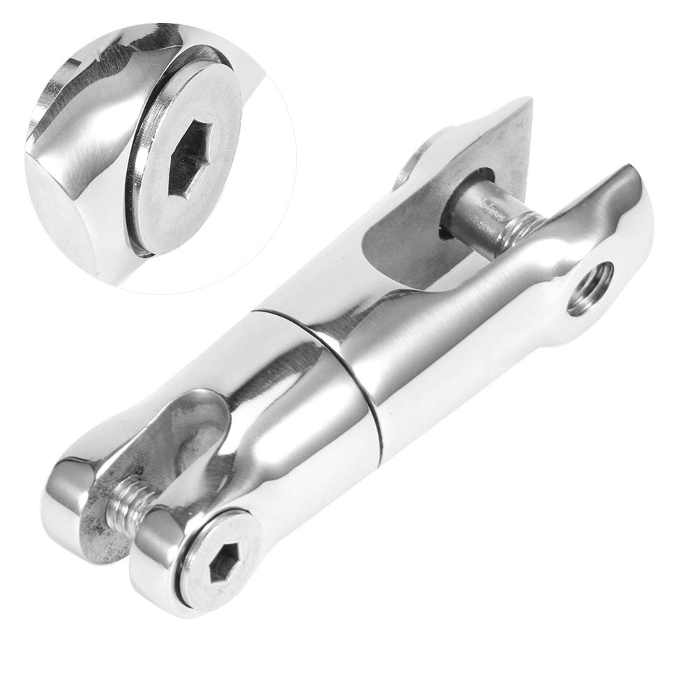 Anchor Chain Swivel, Heavy Duty Anchor Swivel, Anchor Connectors, Anchor Rotating Connector Stainless Steel Ship Handware Boat Accessory for 6β8mm Chain