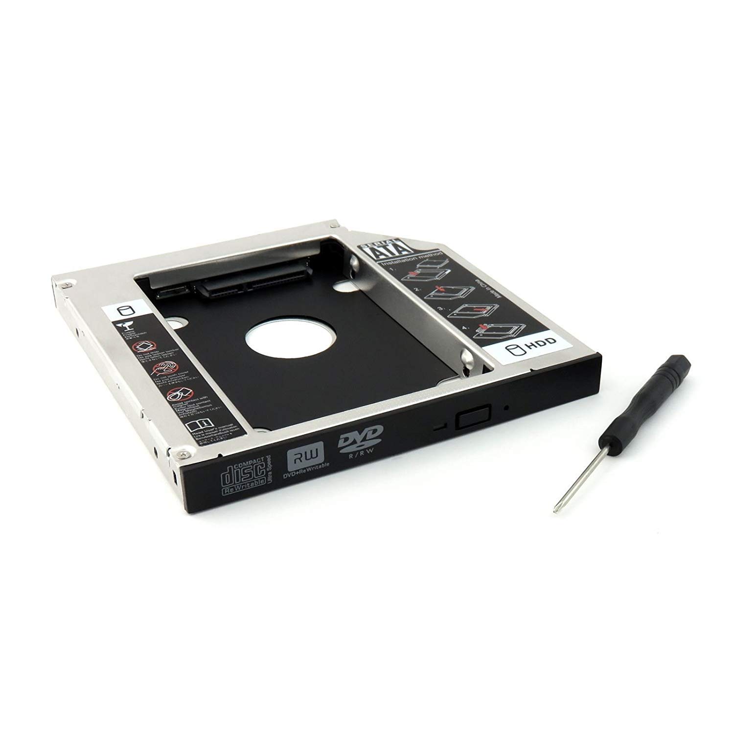 Generic 2nd Hard Drive HDD Ssd Caddy for Lenovo Thinkpad Edge E520 E525 E535 E545 14 E40