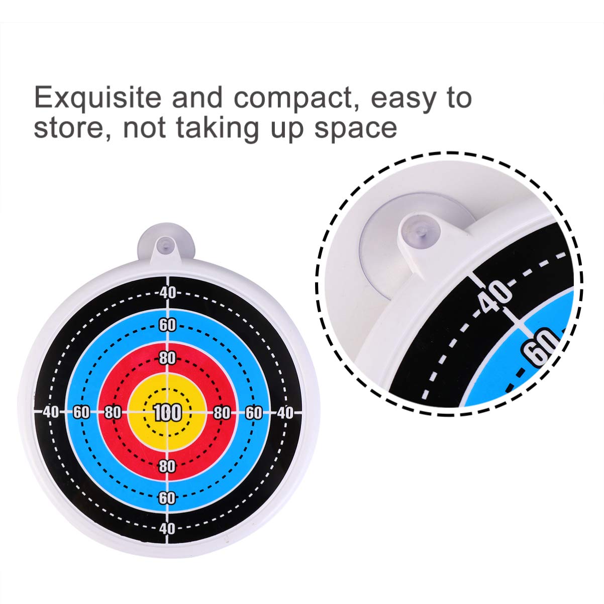 Abaodam Funny Archery Target for Kids Wall Hanging 24CM/ 10In Practical Plastic Target Bow Skill Target Games Target Ring Target for Indoor & Outdoor Toys Archery