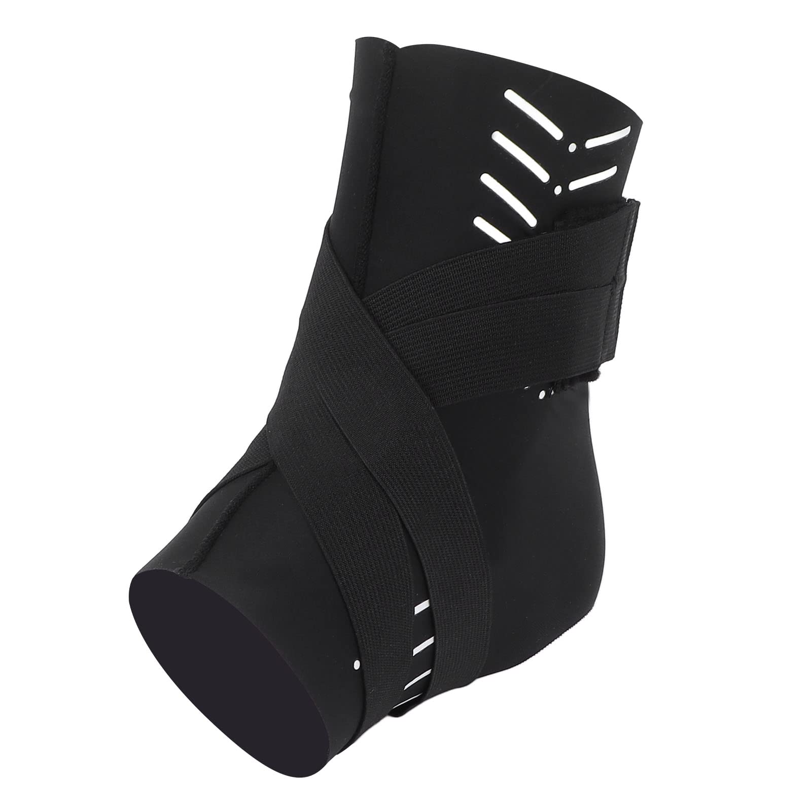 Agatige Ankle Support Brace, Breathable Foot Compression Sleeve Relieve Discomfort Ankle Wrap for Injury Recovery (Black)(M)