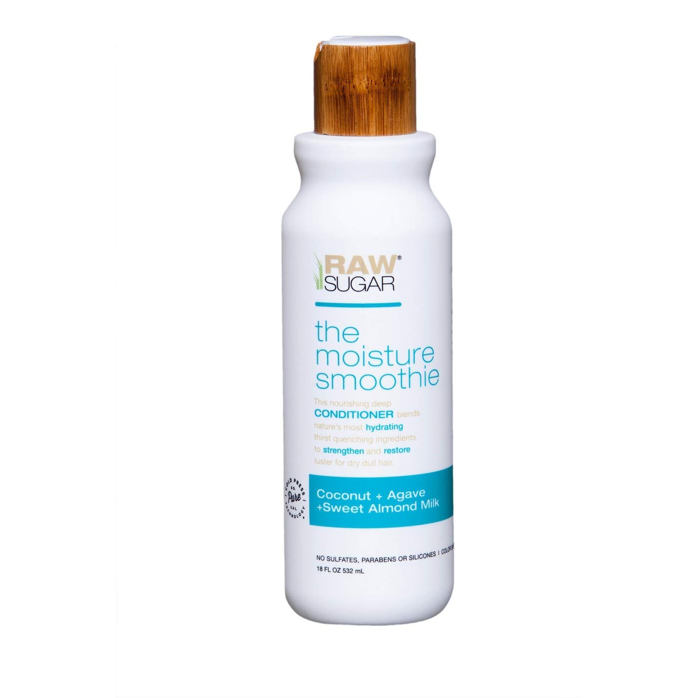 Raw Sugar Moisture Conditioner Coconut + Agave + Sweet Almond Milk - 18 fl oz, pack of 1