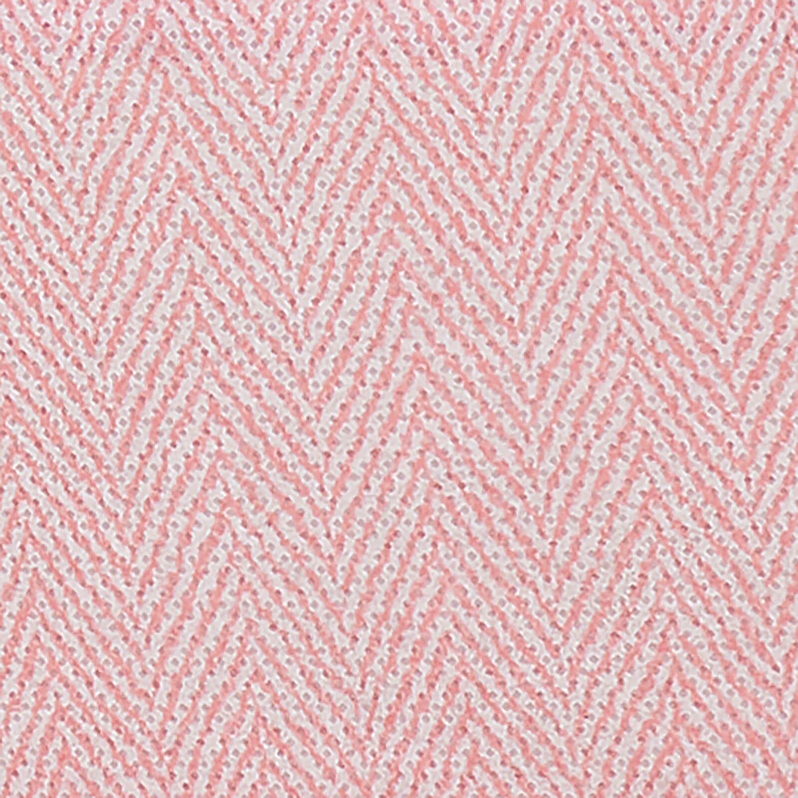 mDesign Fabric Drawer Organizer Bin Dividers for Kids/Baby Nursery Dresser, Closet, Organization - Bins Hold Clothes, Diapers, Cream, Toy, Blankets - Pink Herringbone