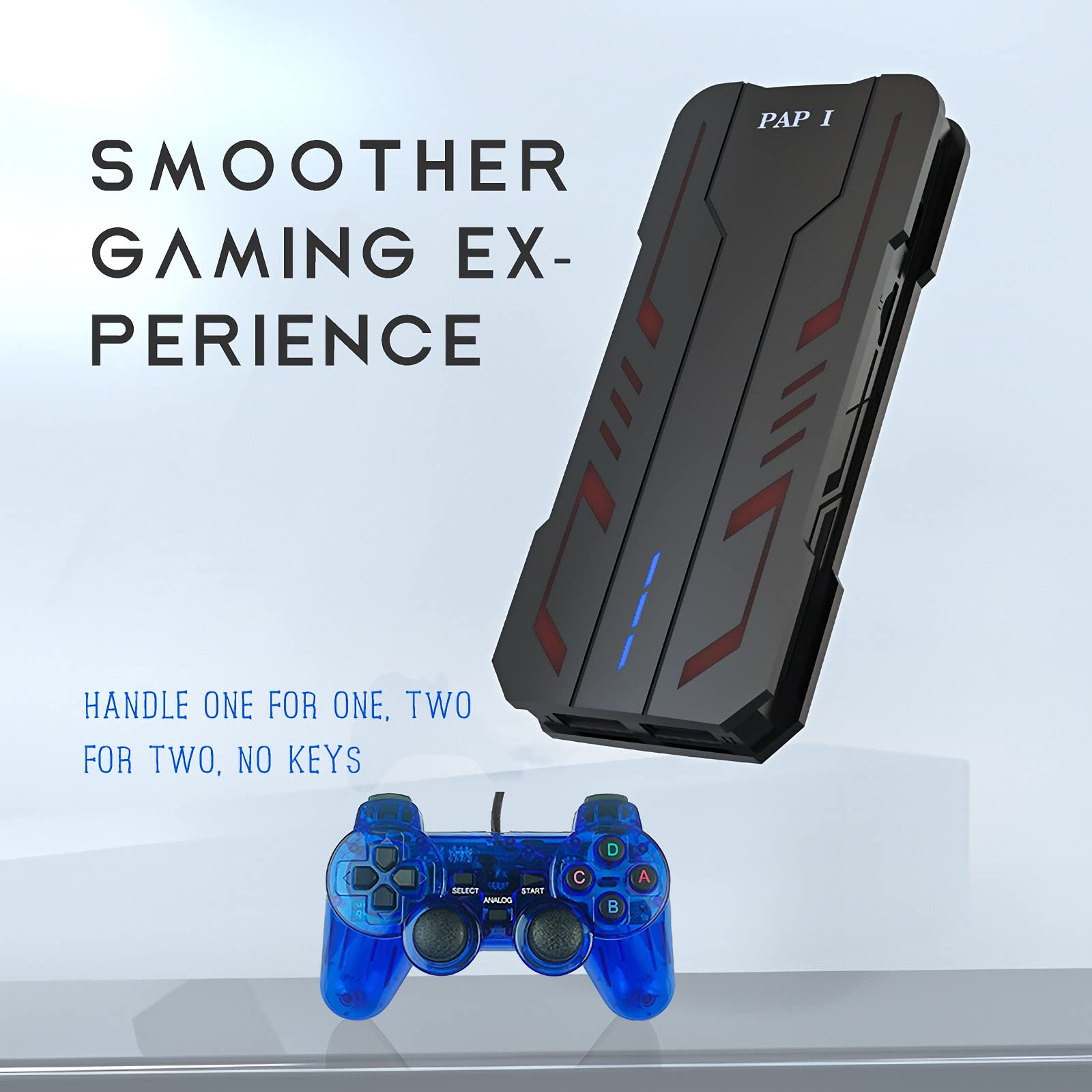 HAIHUANG Handheld Video Game Console PAP1 Retro Game Controller Support 4K HDMI 1280720 P Output Game Speed FPS 1: 1 60HZ 128MB 32GB-TF Card with 4000 Classic Games TF Expansion Maximum to 256GB, LE