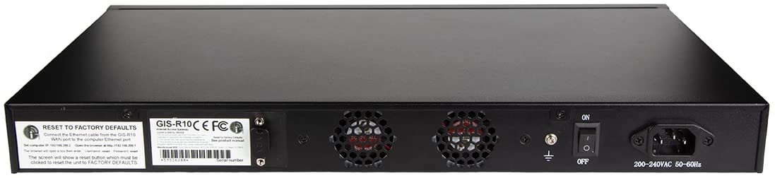GIS-R10 Hotspot Gateway for Businesses up to 250 Users