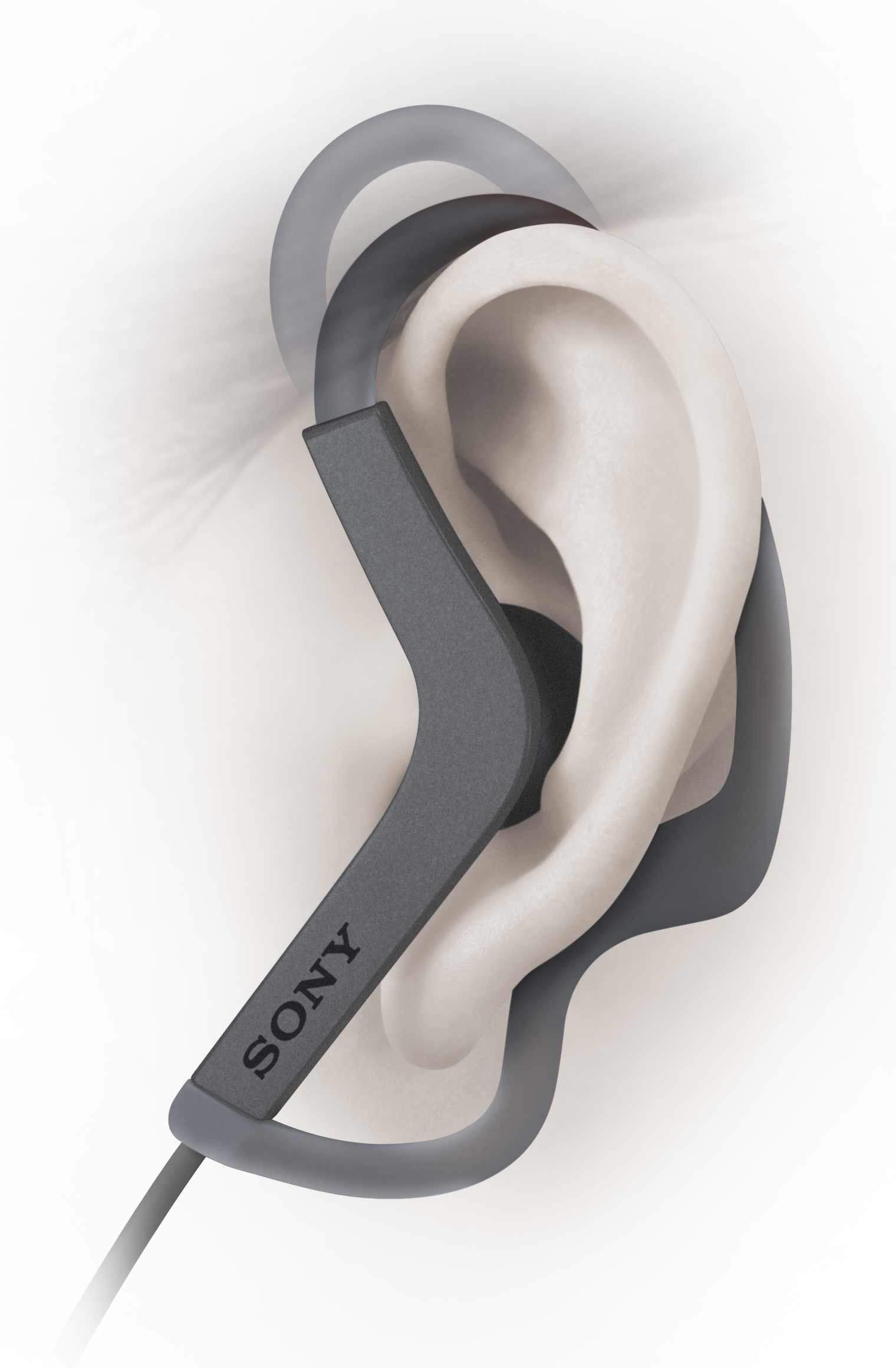 Sony MDR-AS210 Sports In-Ear Splashproof Headphones BLACK