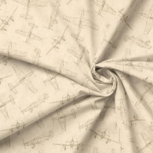 Glenna Jean Airplane Diaper Changing Pad Cover, Tan Brown Flying Aviation Baby Boy Nursery, Soft Cotton Infant Changing Pad Cover, Fits Standard Changing Pads, Vintage Airplane Design