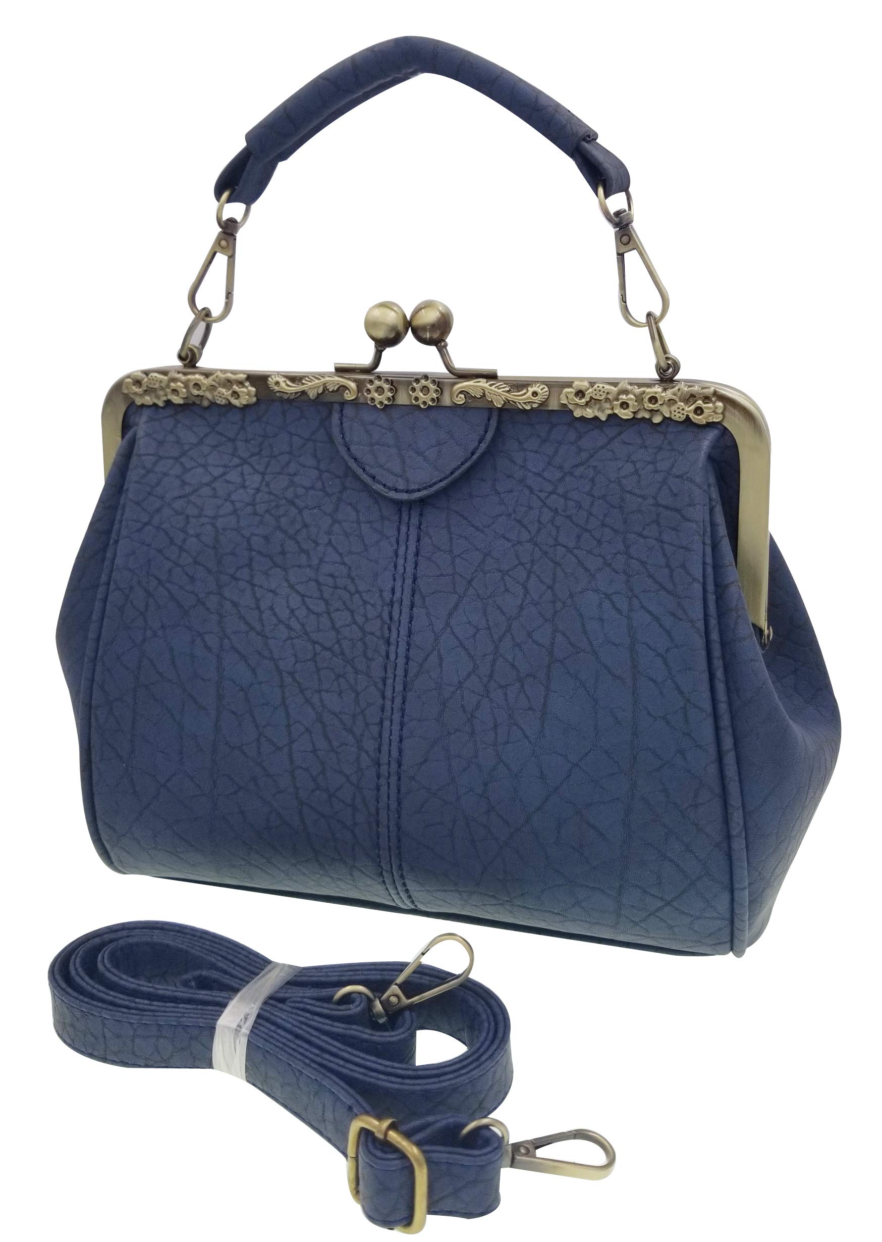 Donalworld Women Retro Hollow out PU Leather Handbag L Fbg