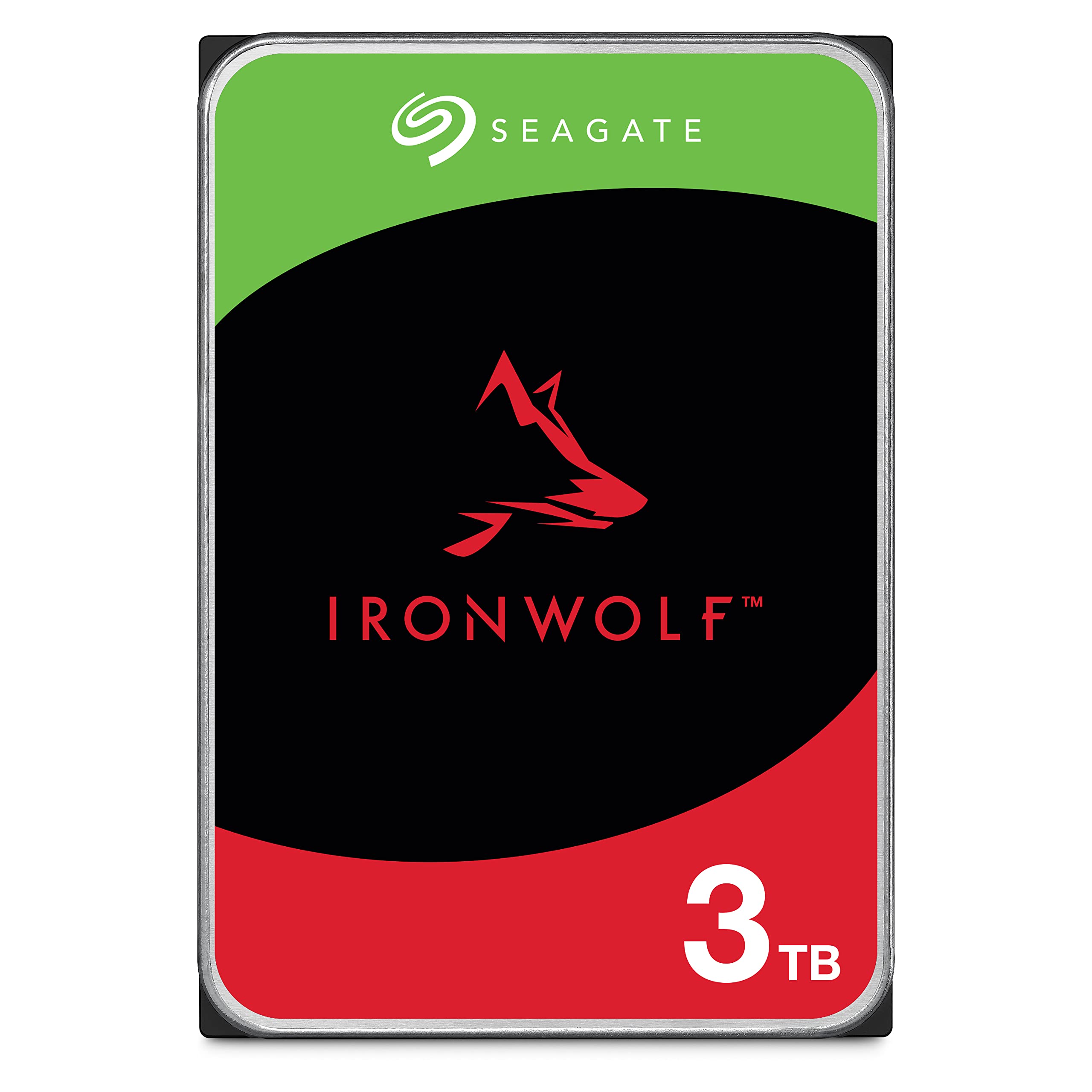 Seagate IronWolf 3Tb NAS Internal Hard Drive HDD – 3.5 Inch Sata 6GB/S 5900 RPM 64MB Cache for Raid Network Attached Storage (ST3000VN007)