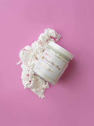 Aminnah Oatmeal Milk & Honey Whipped Body Butter, 8oz