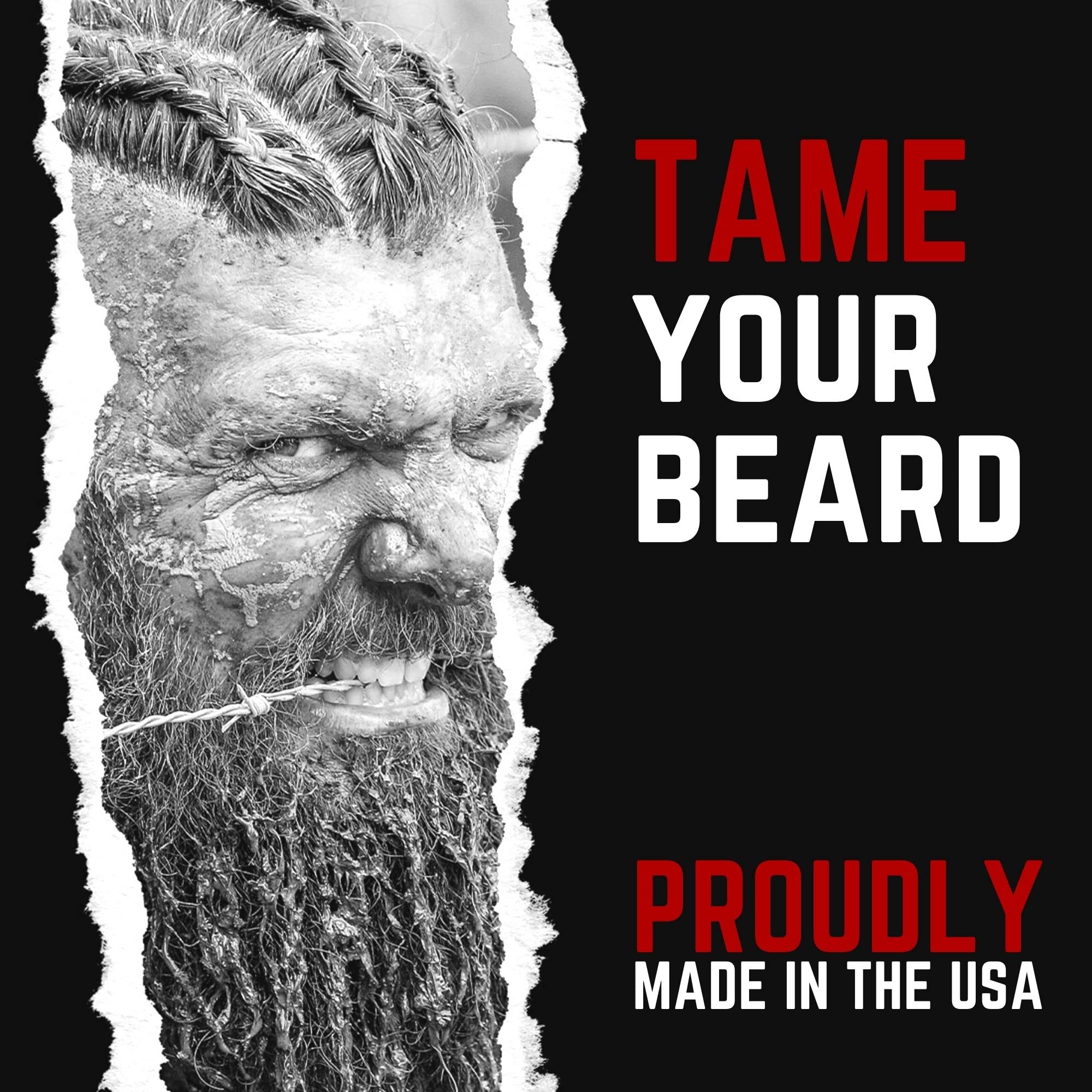 Mad Viking Beard Co. Premium Beard Oil - Natural Softener, Conditioner, and Skin Moisturizer for Thicker, Itch-Free Beards, Made in the USA (Ingen Doft, 2oz)