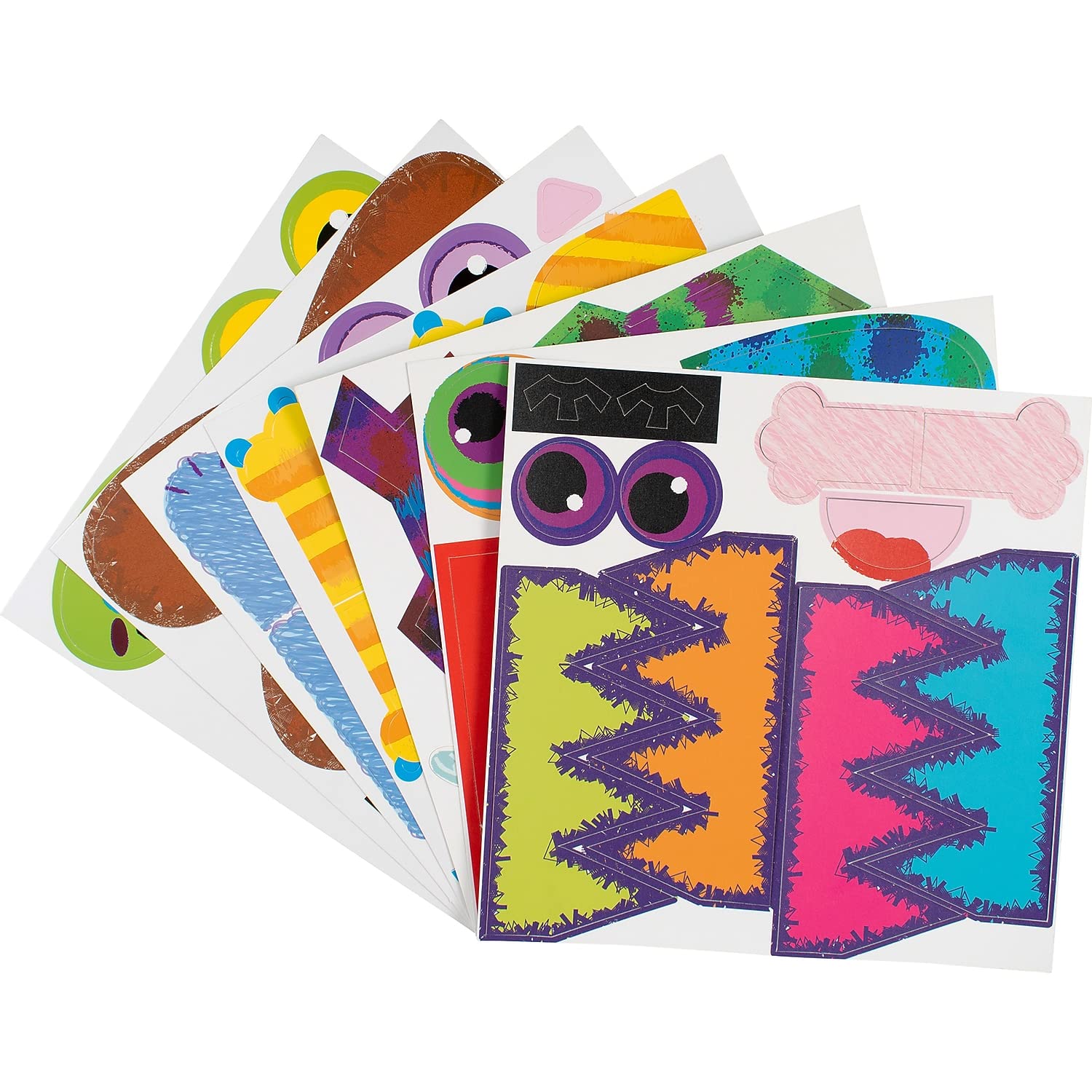 READY 2 LEARN Paper Bag Puppet Pets - 238 Pieces - 6 Animals - Puppet Making Kit for Kids Ages 3-5 - Inspire Creativity, Storytelling and Role Play