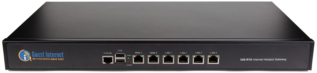 GIS-R10 Hotspot Gateway for Businesses up to 250 Users