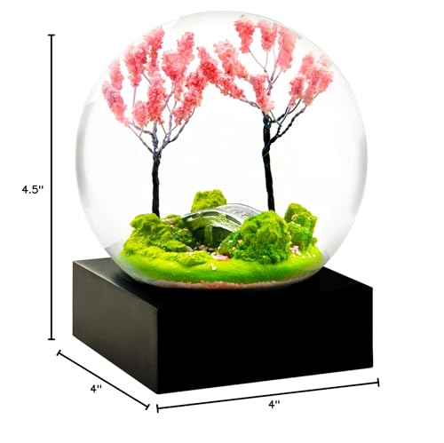 CoolSnowGlobes Spring Trees Glass Snow Globe by CoolSnowGlobes®