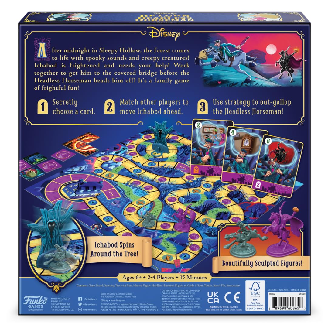 Funko Disney Return of The Headless Horseman Game 4 players