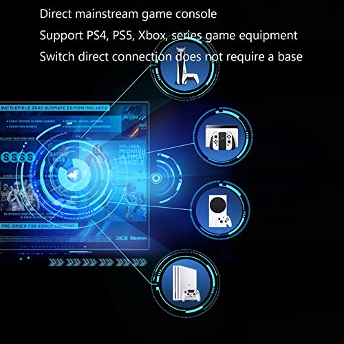 BDT 13.3 Inch/15.6 Inch 4K Portable Monitor Mobile Phone Computer Notebook External Expansion Screen Integrated Hidden Bracket (Color : 15.6 inches)