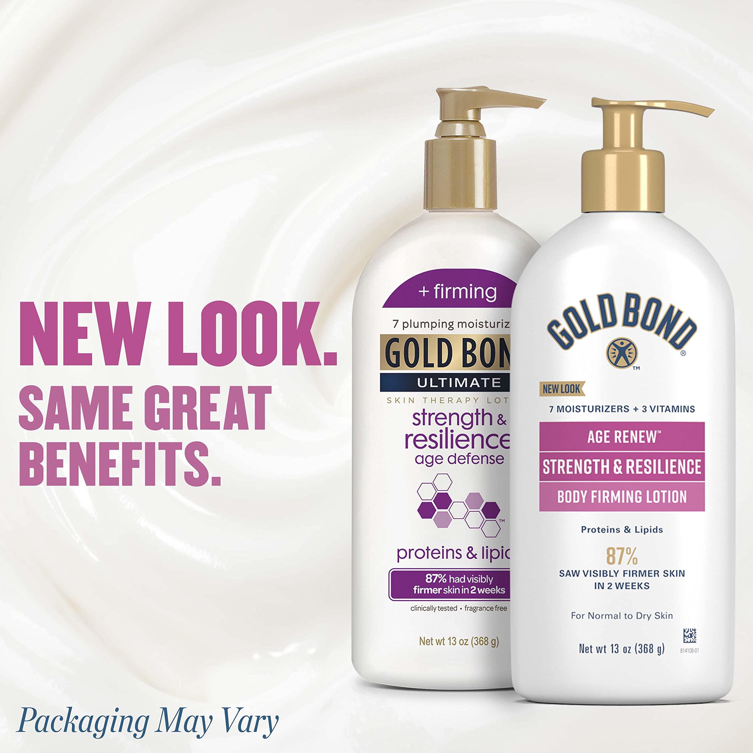 Gold Bond Age Renew Strength & Resilience Lotion, 13 oz., With Proteins & Lipids for Aging & Mature Skin