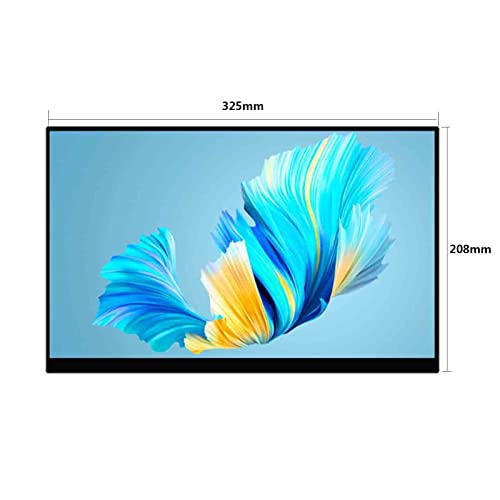 BDT 14-inch Touch Portable Monitor 1920X1080 IPS High-Definition Screen Type-C Direct Connection Device Can Be Connected to Wireless Key Mouse