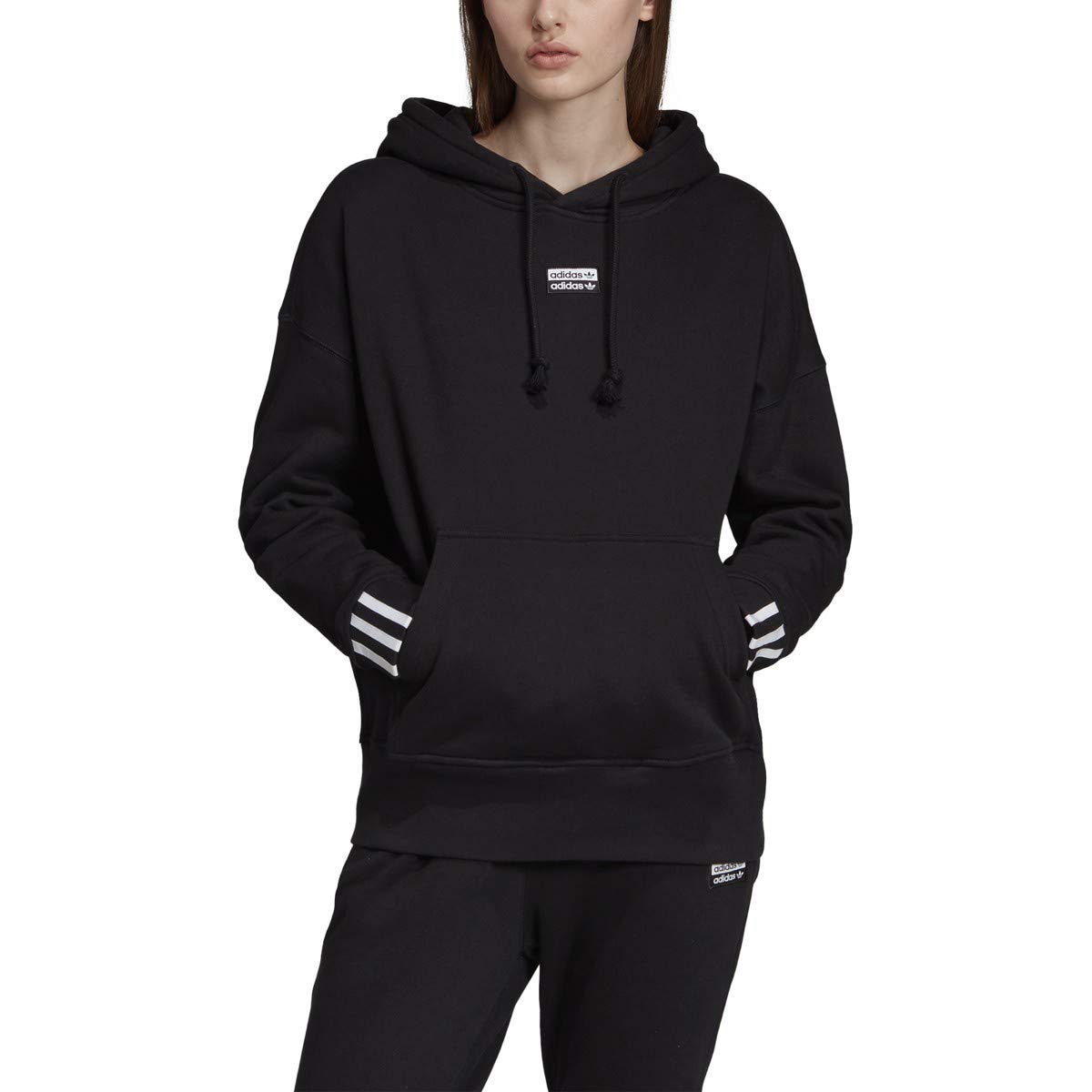 adidas Hoodie Women's (Black, Small)