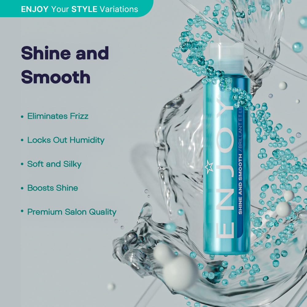ENJOY Smooth and Shine Enhancing Formula (3.4 OZ) to Repair Damaged Hair