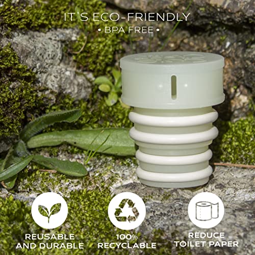 CuloClean Portable Bidet for Toilet or Travel. Peri Bottle for Men and Women. Handheld Spray. Bath Essentials (Glow in The Dark)