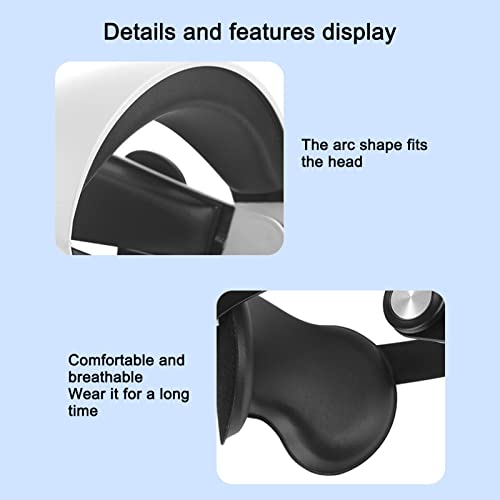 Adjustable Head Strap for Oculus Quest 2, Replacement Headband Virtual Reality VR Accessories for Oculus Quest 2, Reduce Head Pressure Enhanced Support