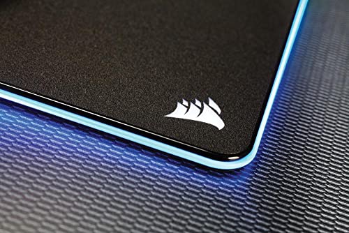 Corsair MM800 Polaris RGB Mouse Pad - 15 RGB LED Zones - USB Pass Through - High-Performance Mouse Pad Optimized for Gaming Sensors, Black