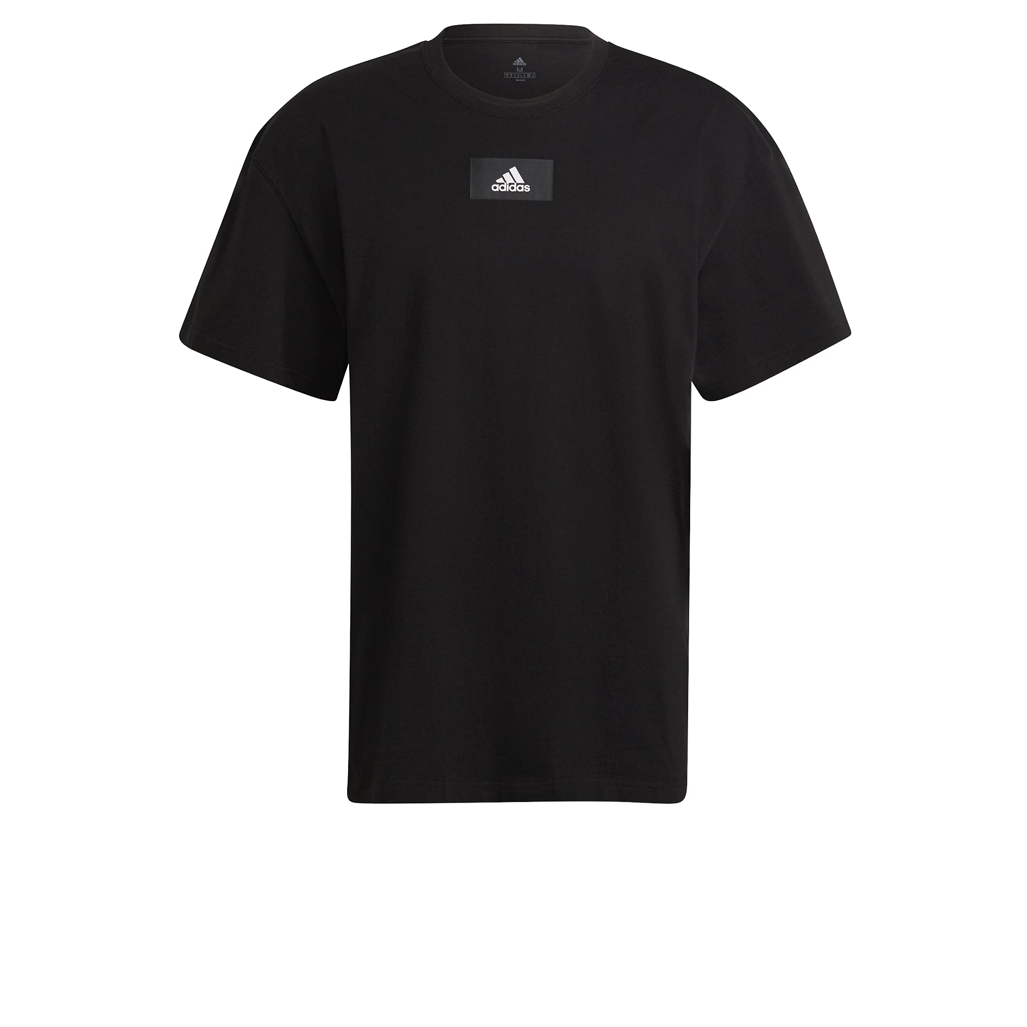 adidas Men's Essentials Feelvivid Tee, Black, Large