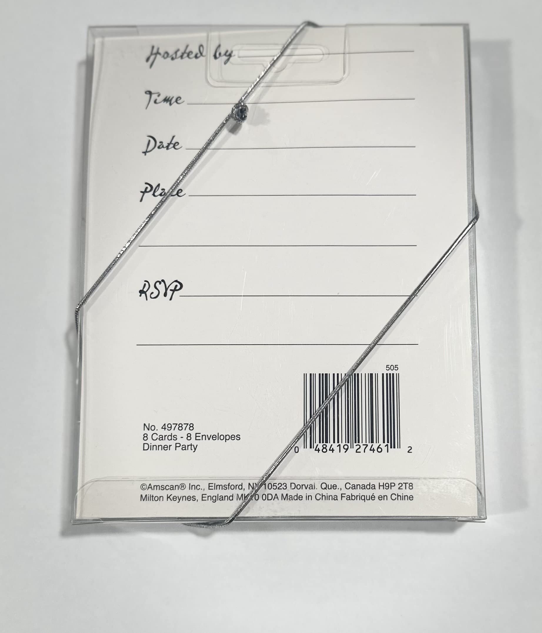 amscan Razzle Dazzles 8 invitations and envelopes. ( 3 packs) Total 24 birthday, dinner, party, anniversary and all events.