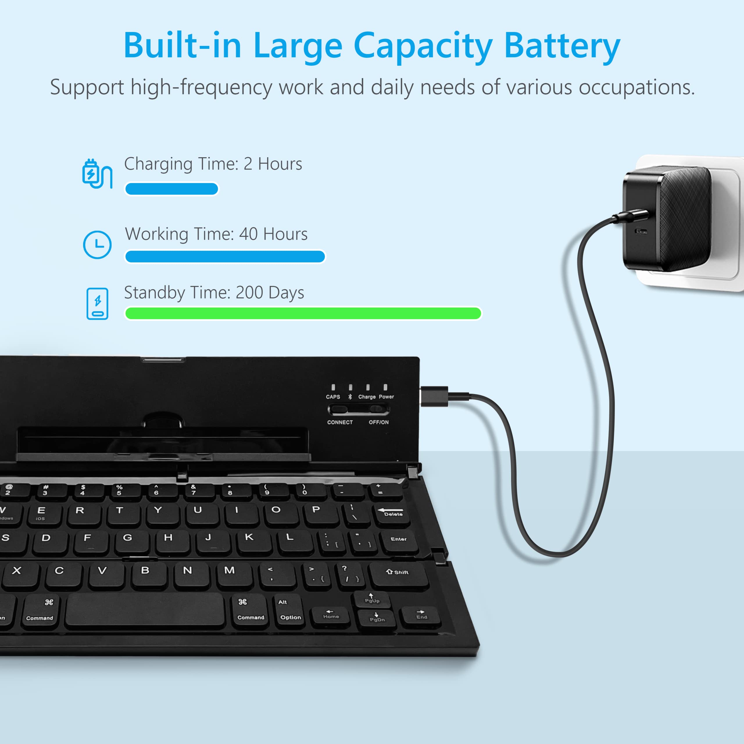 Acoucou Mini Wireless Keyboard with Touchpad Mouse Combo,Backlit 2.4GHz&Bluetooth Mini Keyboard, (Upgrade) Rechargeable Remote Controller Compatible with Android TV Box, IPTV, HTPC, Smart TV, PC,etc.