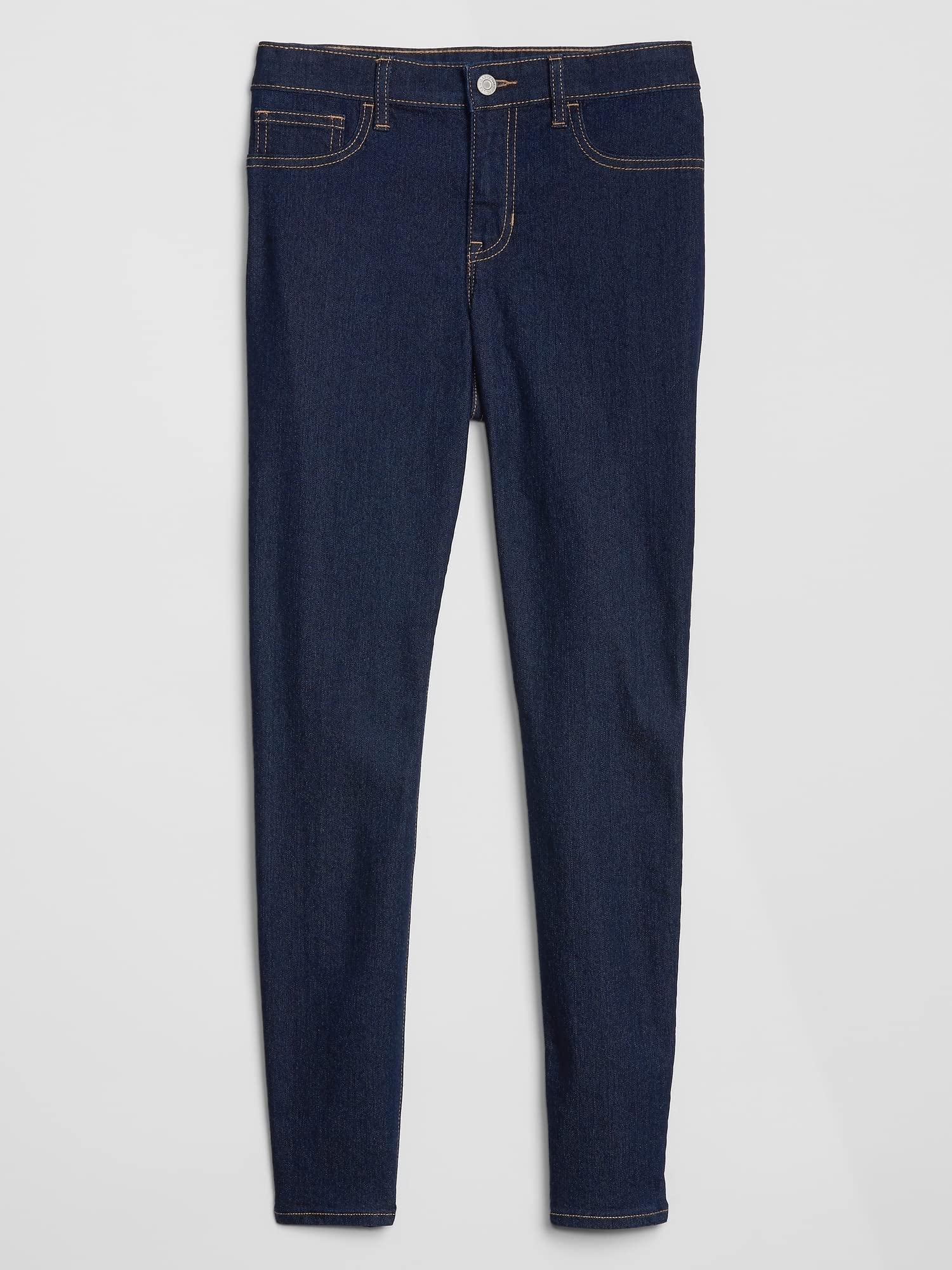 GAP Womens Mid Rise Favorite Jegging Jeans, Dark Rinse, 29 Regular US