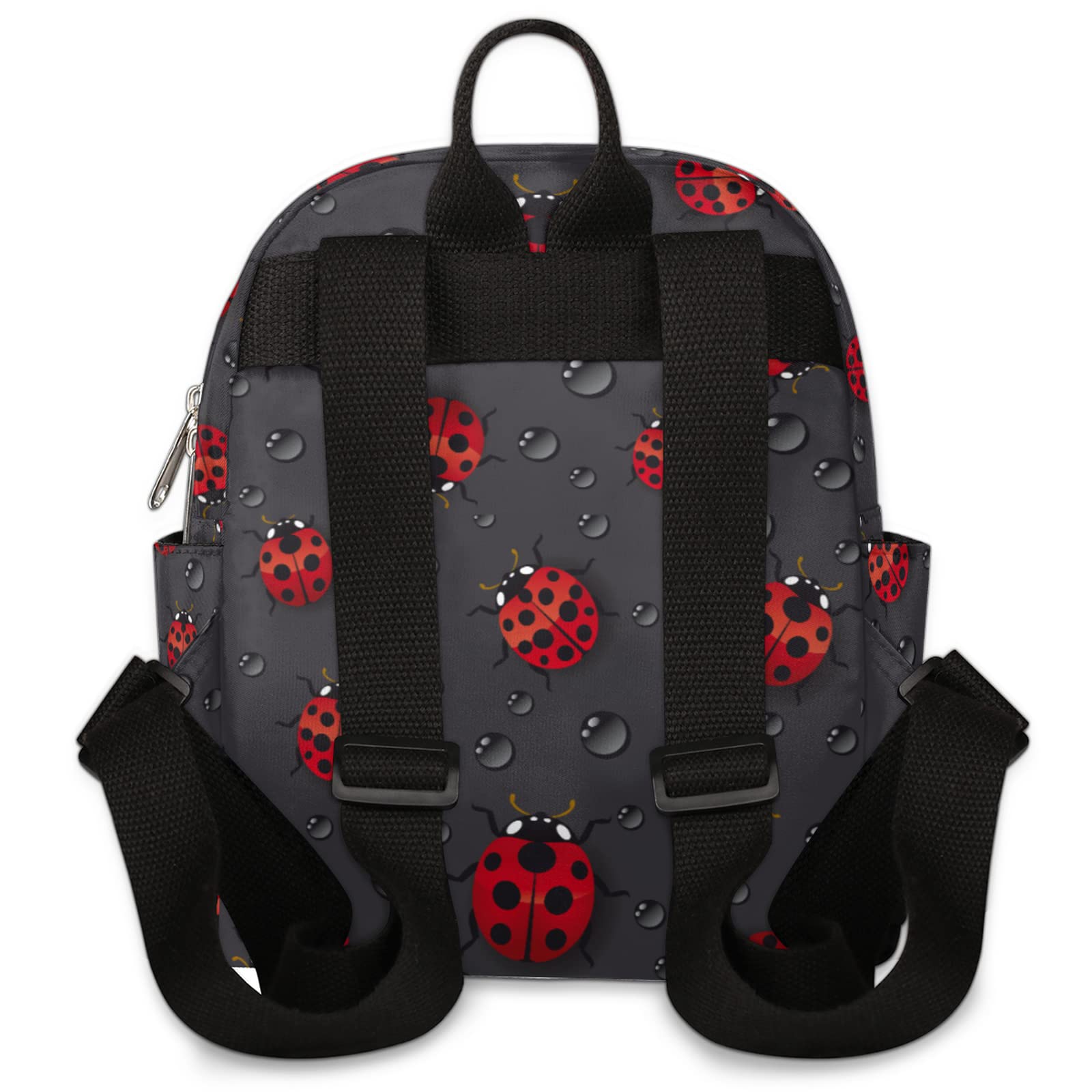 Animal Ladybug Mini Backpack Purse for Women, Small Fashion Daypack, Casual Lightweight Bag