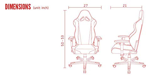 DXRacer Craft Pro Gaming Chair, Extra Large, Black/Red4