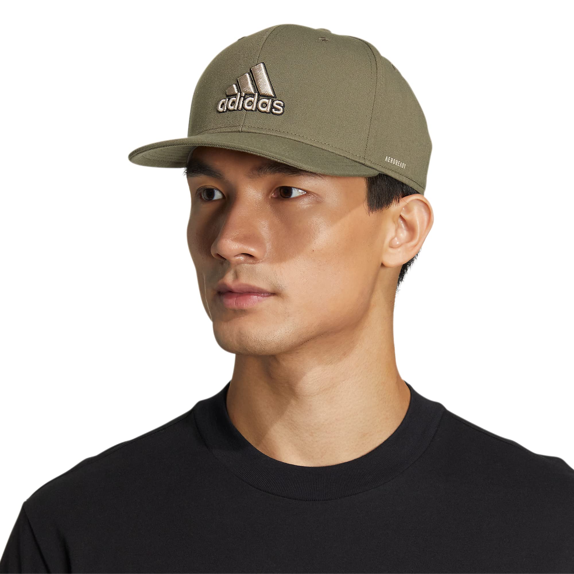 adidas Men's Excel Performance Structured Snapback Adjustable Fit Hat, White/Black/Light Onix Grey, One Size