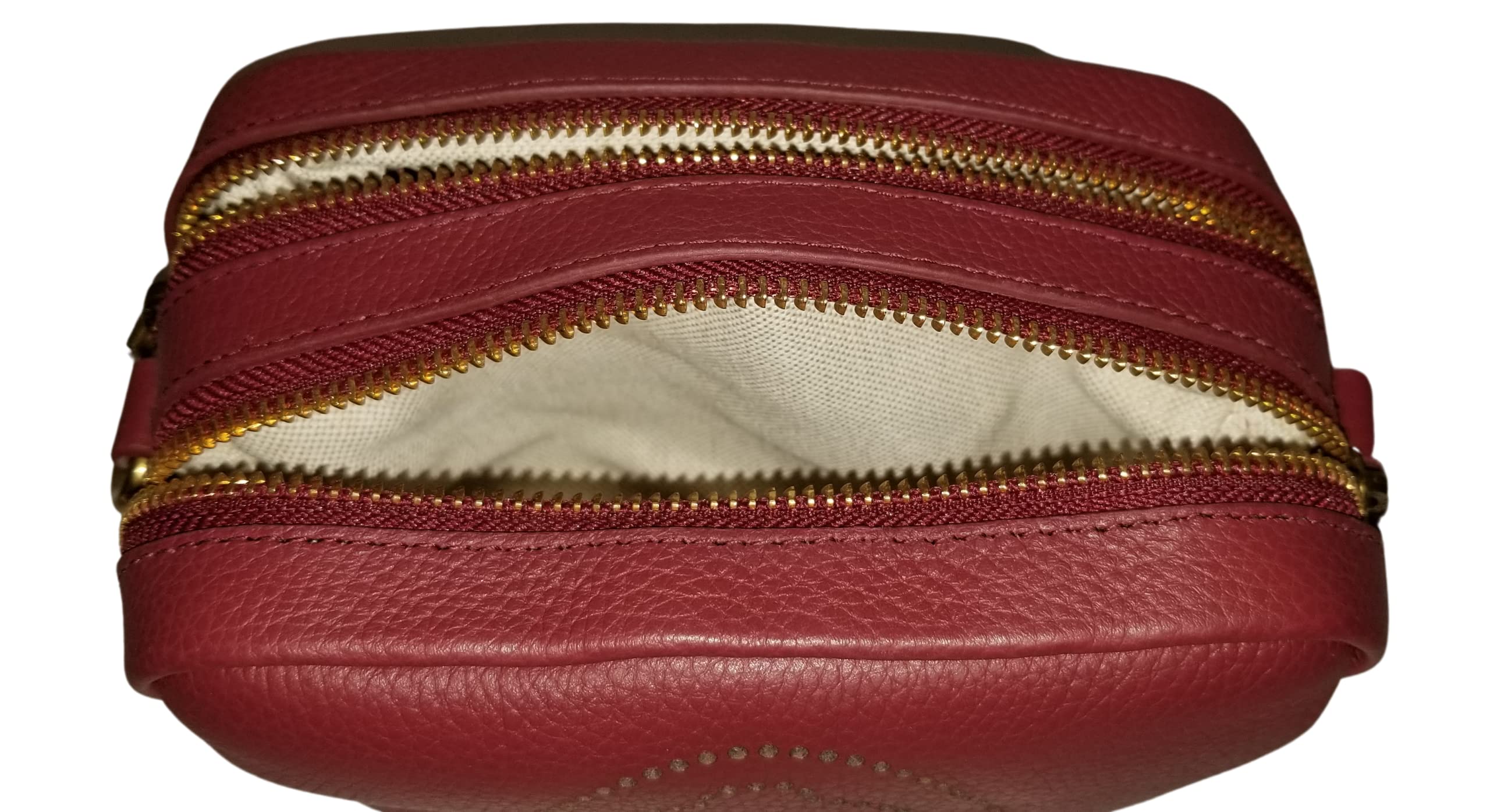 Etienne Aigner Stella Mini Leather Camera Crossbody - Antic Cordovan