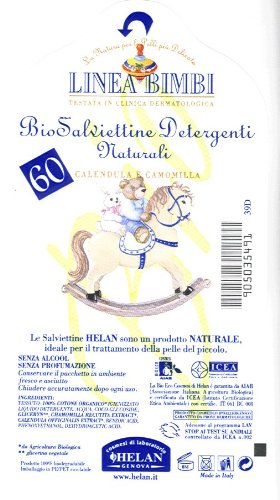 Helan Linea BIMBI Natural Cleansing Bio Wet Wipes