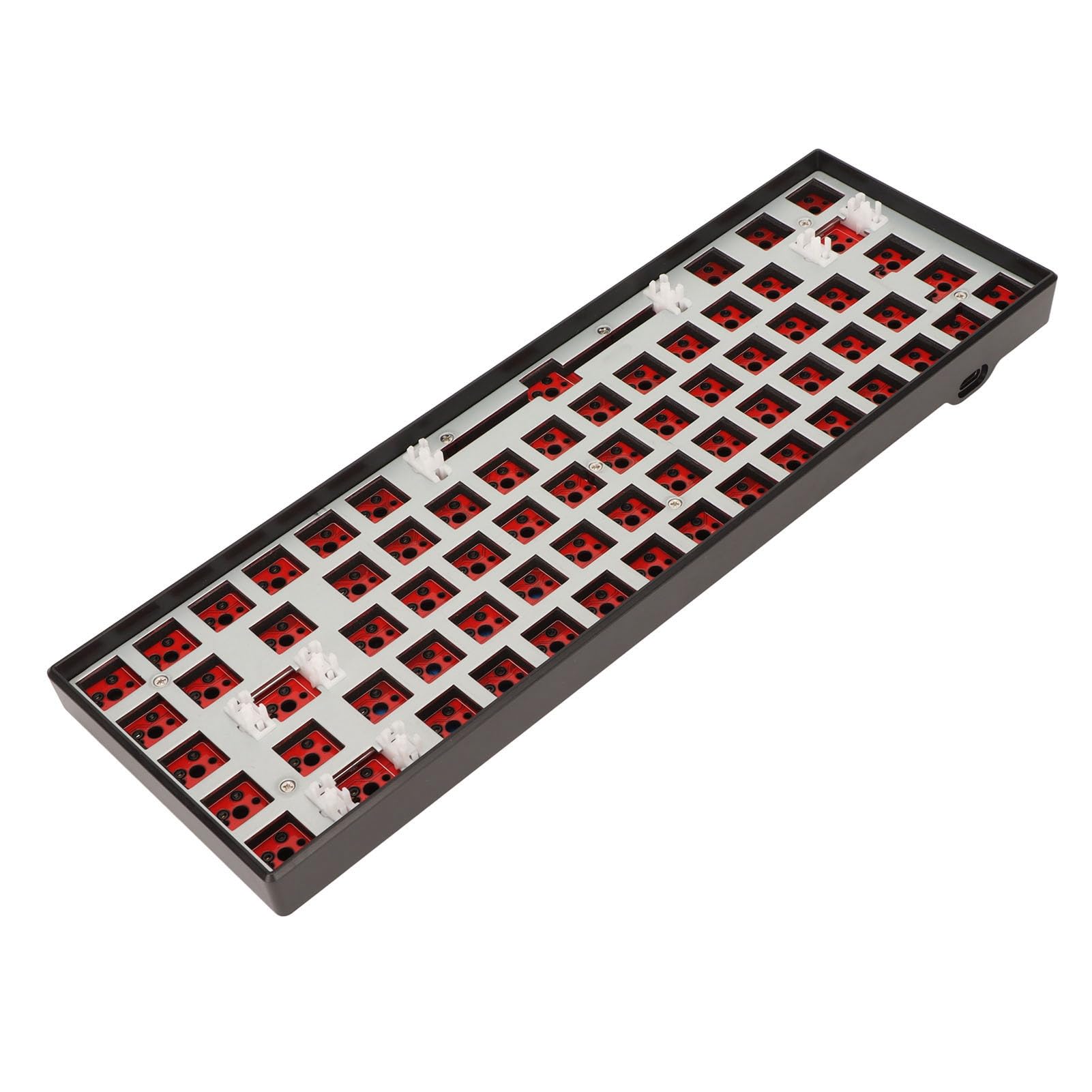 ASHATA WL68 65% RGB DIY Mechanical Keyboard, 68 Keys Hot Swappable 5Pin 3Pin Switch, Bluetooth 5.0/USB C Wired/2.4GHz Customized Gaming Keyboard Kit for Win/for