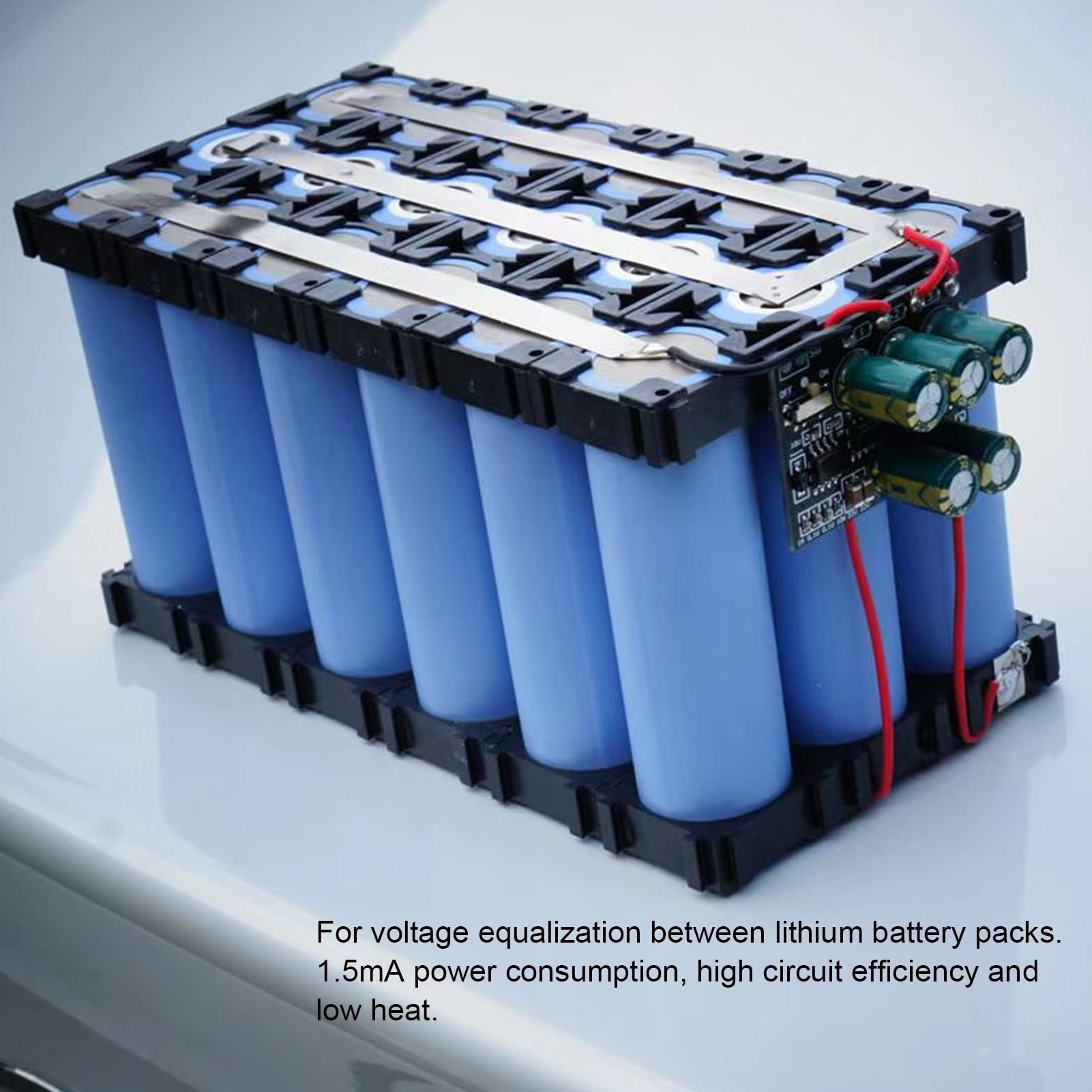 Battery Active Equalizer 2A PC Balancer Energy Transfer Ternary Lithium Iron 3mV Accuracy Active Balanced Energy with 22AWG Cable 3S