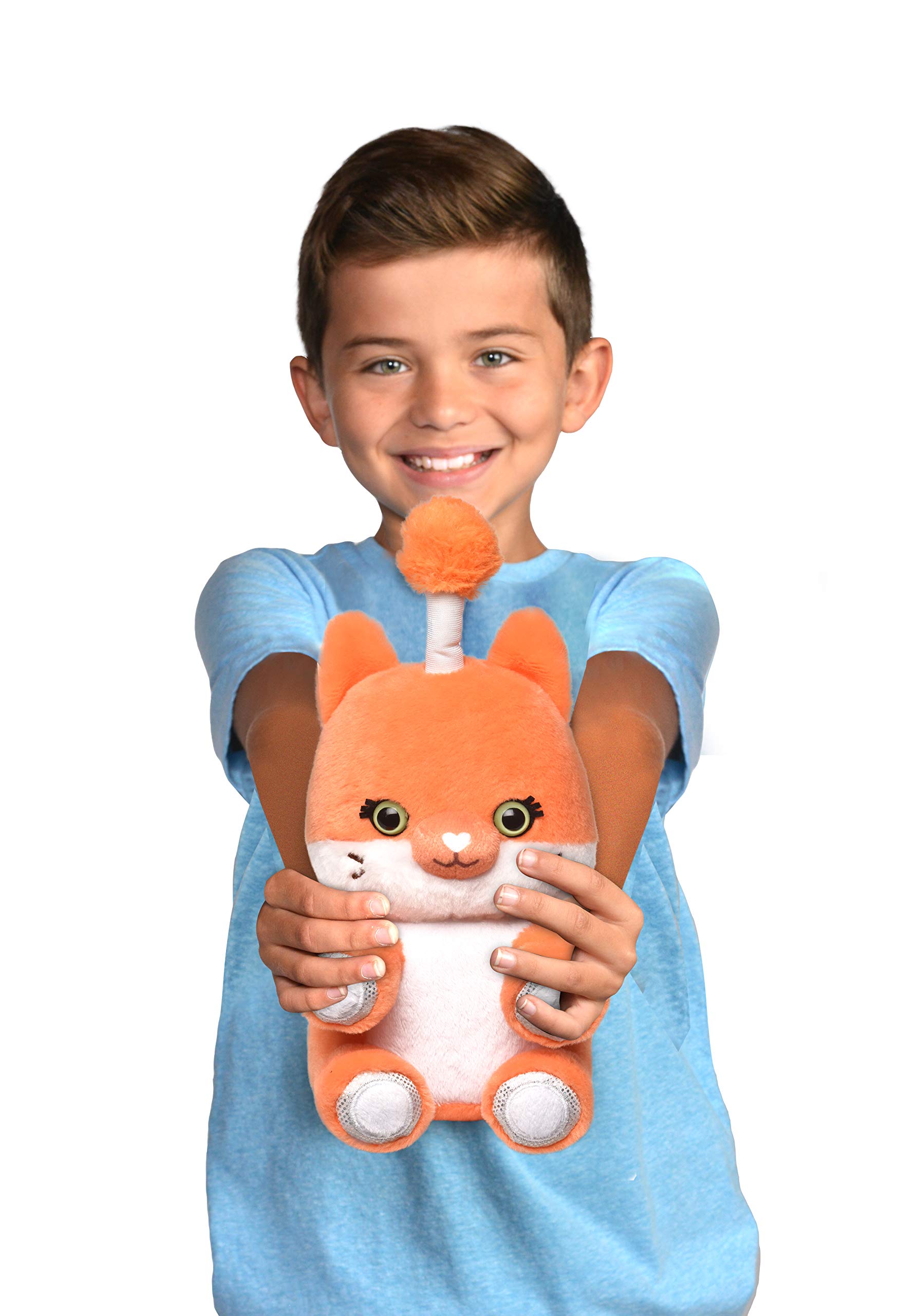 Fuzzible Friends Cubby The Fox Plush Light Up Toy – Works with Compatible Amazon Echo Devices for Interactive Activities and Sounds – Amazon Exclusive