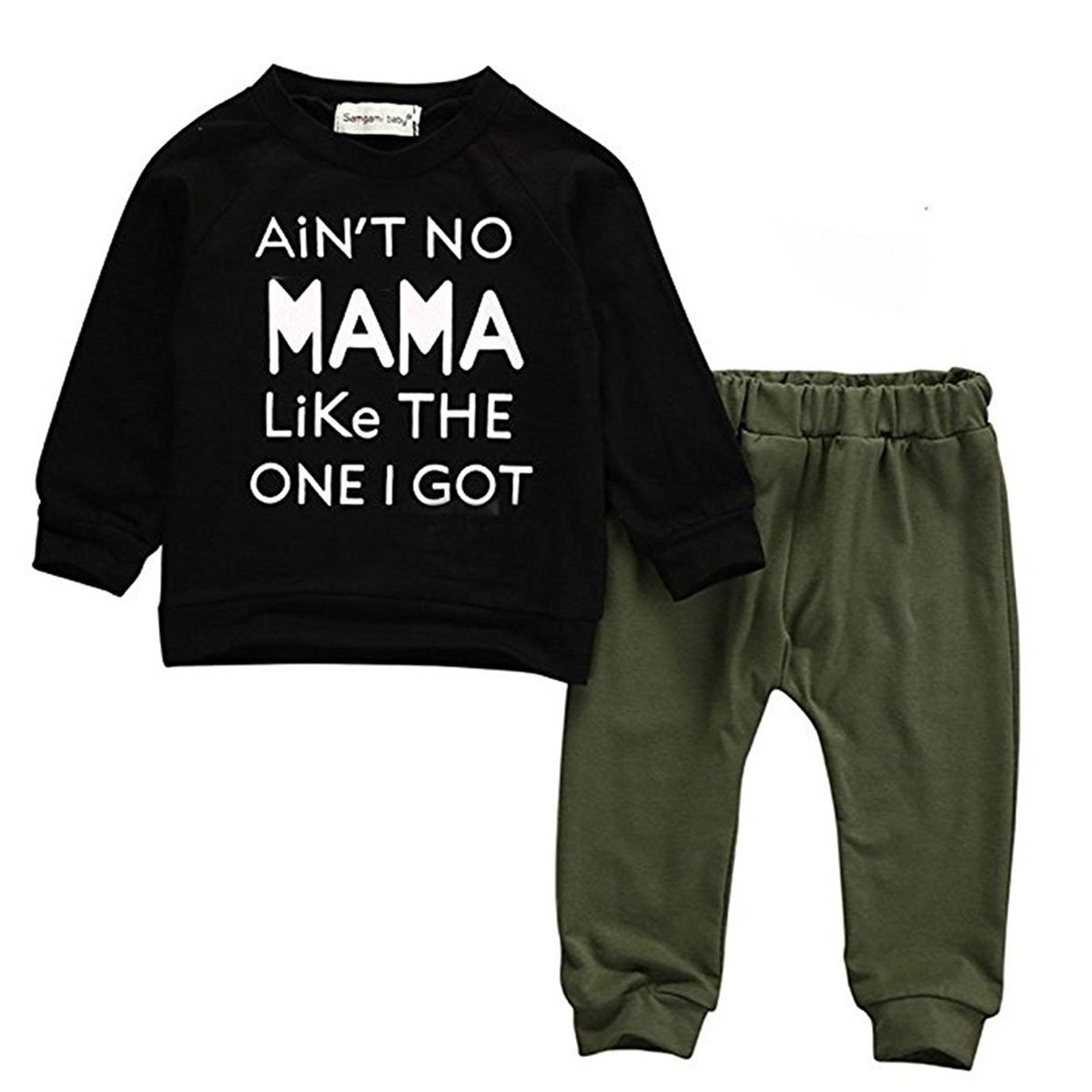 Toddler Baby Boy Fall Winter Outfits Clothes Set Printed Tops Pants Leggings 0-3 Y(Long Sleeve, 18-24 Months)